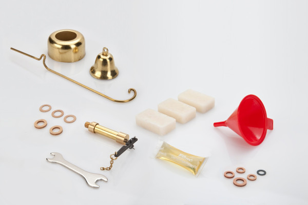 Complete accessory sets for steam engines